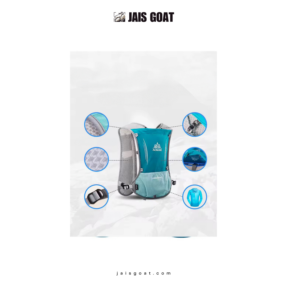 AONIJIE Cross-Country Backpack – 5L for Running, Cycling, Marathon ...